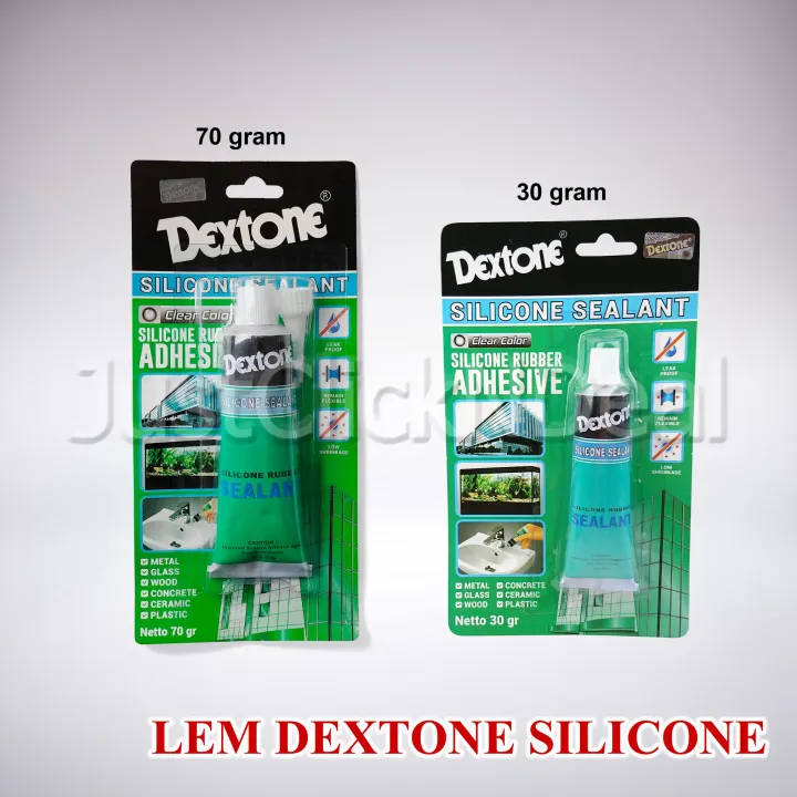Dextone Silicone Sealant 30 70 gram Lem Kaca Aquarium Bening | Lazada ...