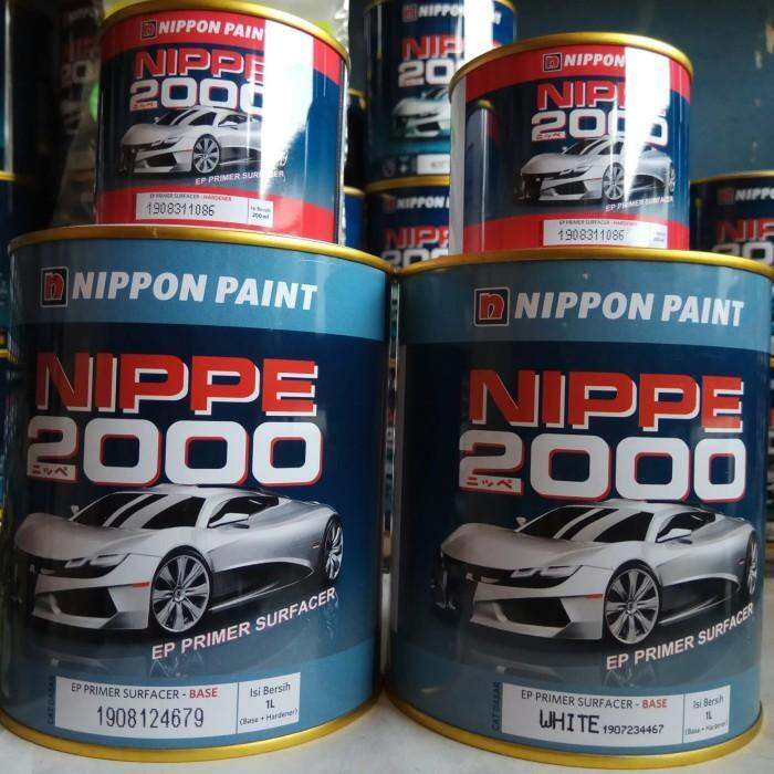 NIPPE EPOXY PRIMER SURFACER CAT DASAR NIPPE 2000 PUTIH ABU 1 LITER KG ...