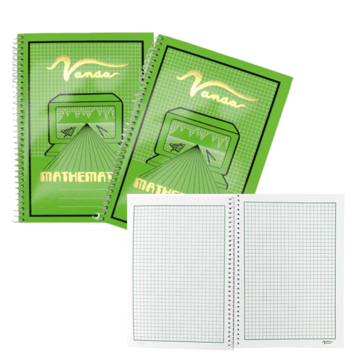 Honcer Vanda Spiral math Notebook 6x8.5 inches | Lazada PH