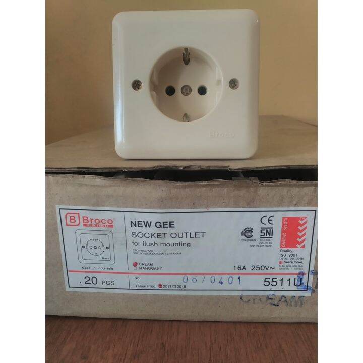 Stop Kontak IB Inbow Broco Cream | Lazada Indonesia