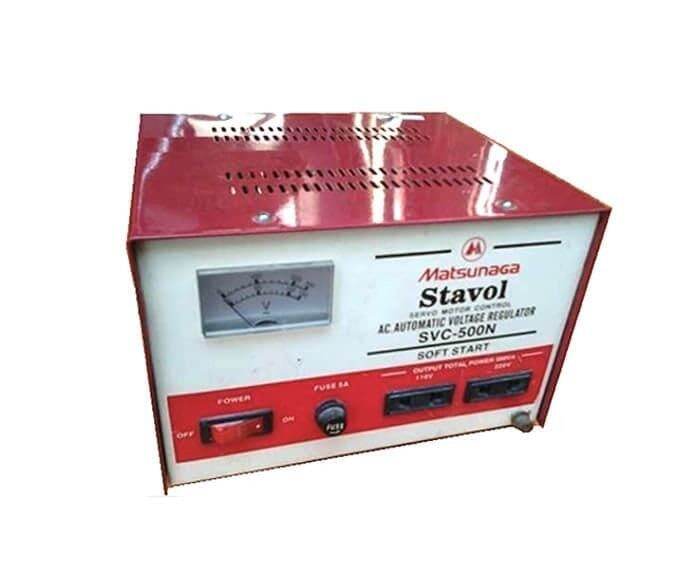 STABILIZER MATSUNAGA 500 WATT - STAVOL SVC-500N - MATSUNAGA 500VA ...