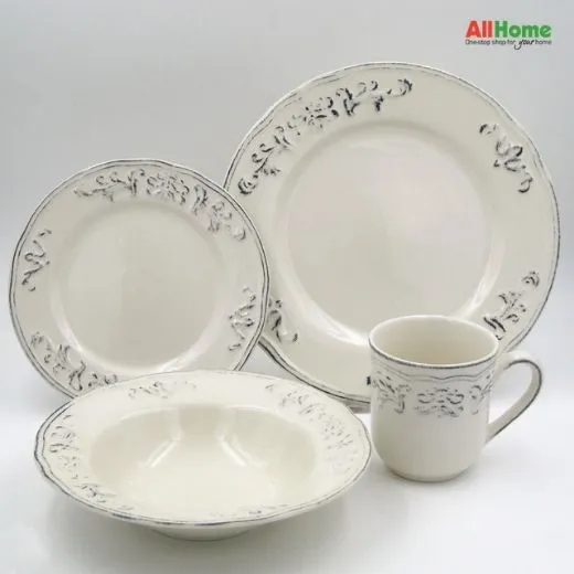 Dinner Set -Athens Dove Thomson Stoneware 16pc | Lazada PH