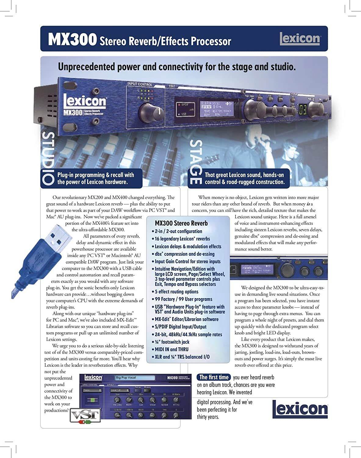 EFFECT เอฟเฟค รุ่น MX-300 ยี่ห้อ Lexicon สินค้าพร้อมส่ง ส่งไววววว ของ ...