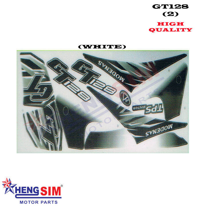 GT 128 (2) STICKER BODY STRIPE MODENAS | Lazada