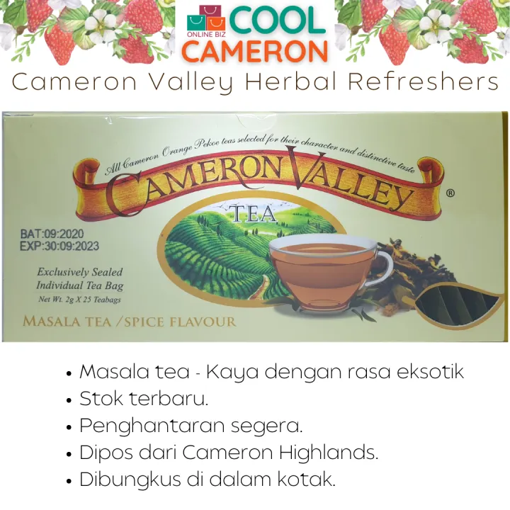 Masala (Spiced) Tea Cameron Valley Teh Masala dari Cameron Highlands ...
