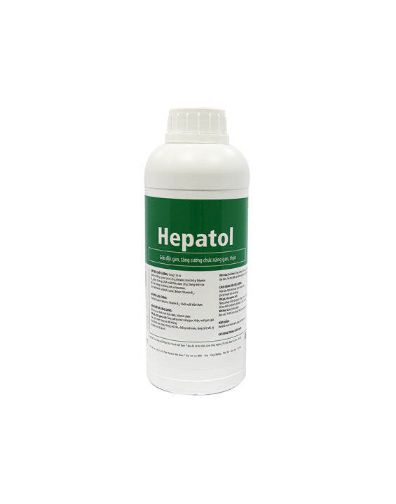Thú y, Hepatol (1Lít) giải độc gan thận cấp, tăng cường chức năng gan ...