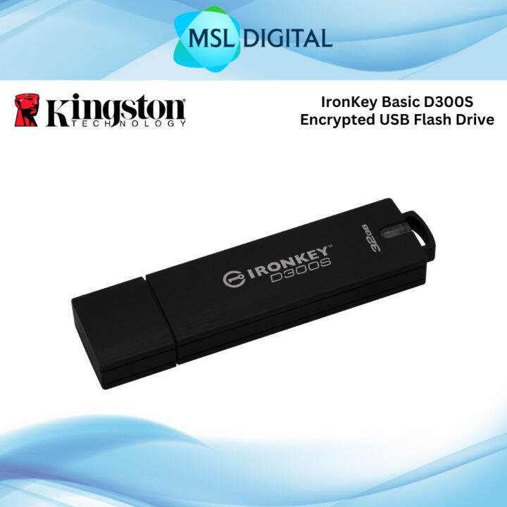 Kingston Standard IronKey D300S Encrypted USB Flash Drive | FIPS 140-2 ...