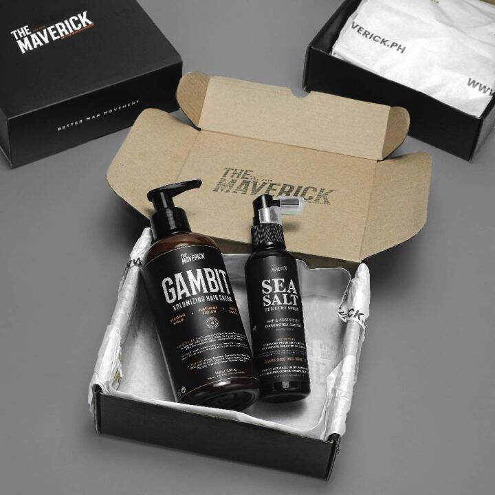 The Maverick Best-Seller Bundle Gambit + Sea-Salt Spray | Lazada PH