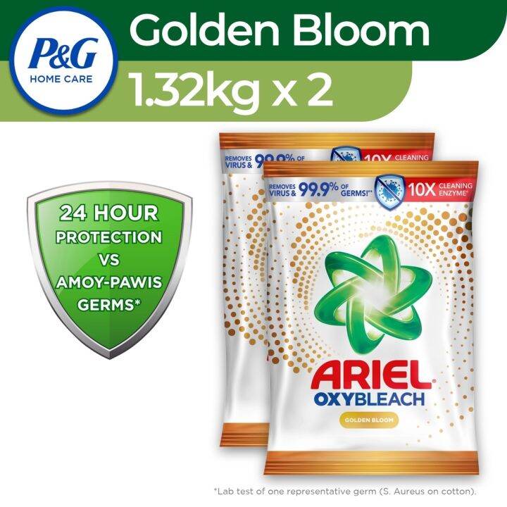 [BUNDLE] Ariel Powder Detergent Golden Bloom 1.32kg x 2 (Laundry ...