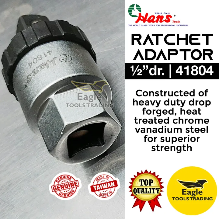 Hans Ratchet Adaptor 1/2 (One-Half) Drive 41804 | Sliding Tee ...