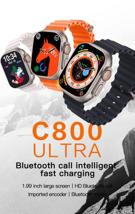 C800 Ultra Waterproof Bluetooth Sport Watch Digital Smartwatch APP ...