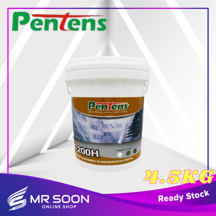 PENTENS T-200H 4.5KG Water Proofing UV Resistant 4.5kg White/Grey Pentens t200h | Lazada