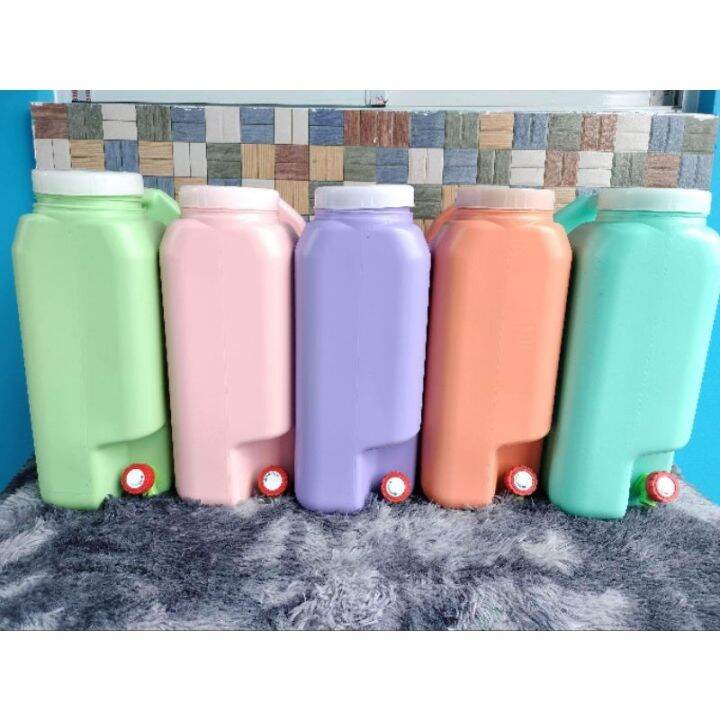 ℡♀ Pastel color 20L Slim Mineral Water Gallon Container | Lazada PH