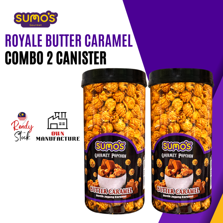 Sumo's Royale Popcorn BUTTER CARAMEL Combo HALAL | Lazada