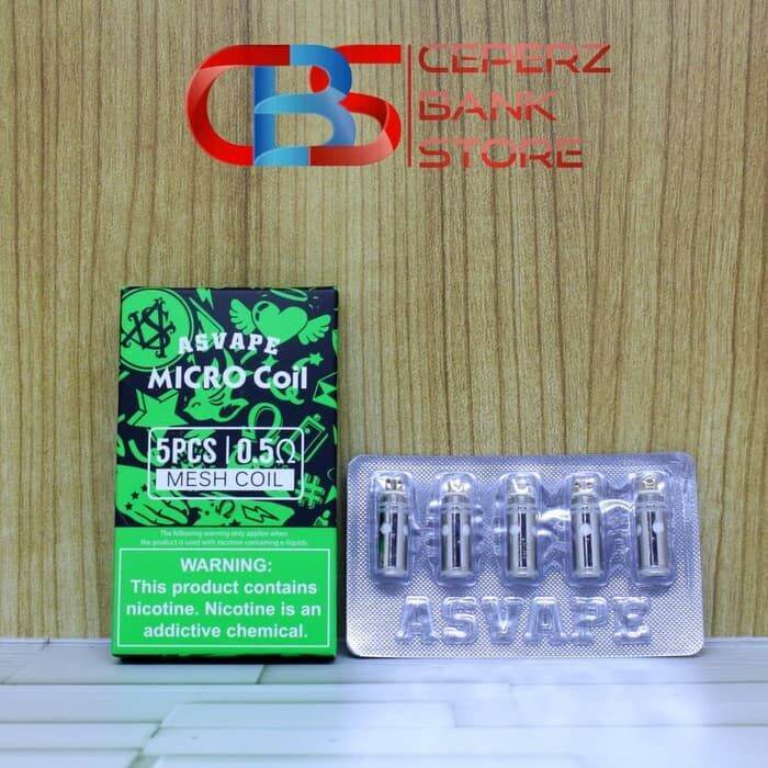 Authentic ASVAPE MICRO Coil 0.5 Ohm Catridge Coil Pod Refillable ...