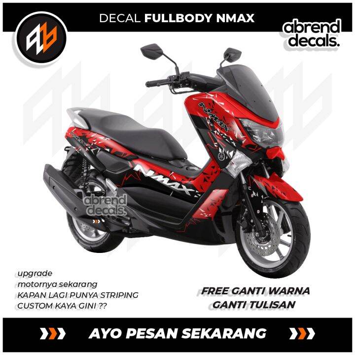 Decal Nmax 155 Full body Desain Custom / Stiker motor Yamaha Nmax Old ...