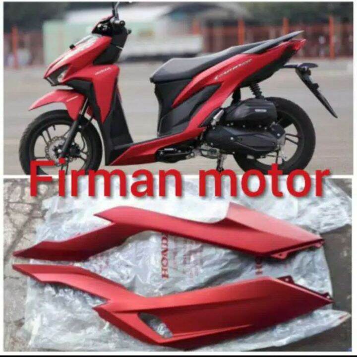cover under side dek bawah samping all new vario 150 2018 2019 merah ...
