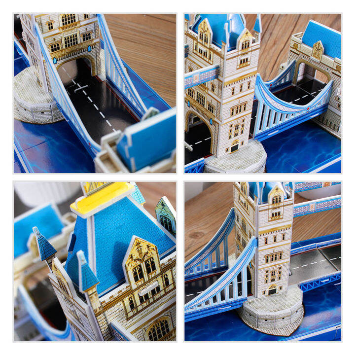 CubicFun 3D Puzzles UK Tower Bridge London Architecture Building Model ...