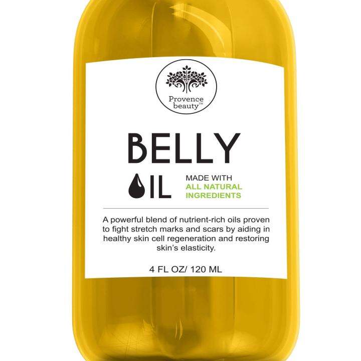 Belly Oil for Pregnancy and Stretch Marks - All Natural Scar Prevention ...