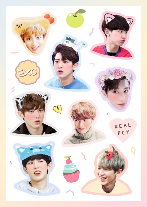 Sticker Sheet EXO K-Pop (9 Sheet) | Lazada Indonesia