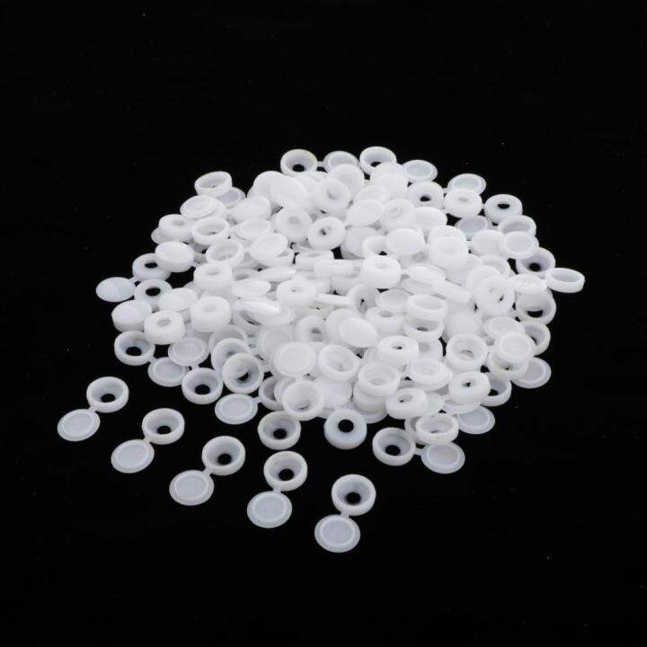 Blesiya 500Pack Round Tapping Screw Hole Cover Furniture Decorative ...