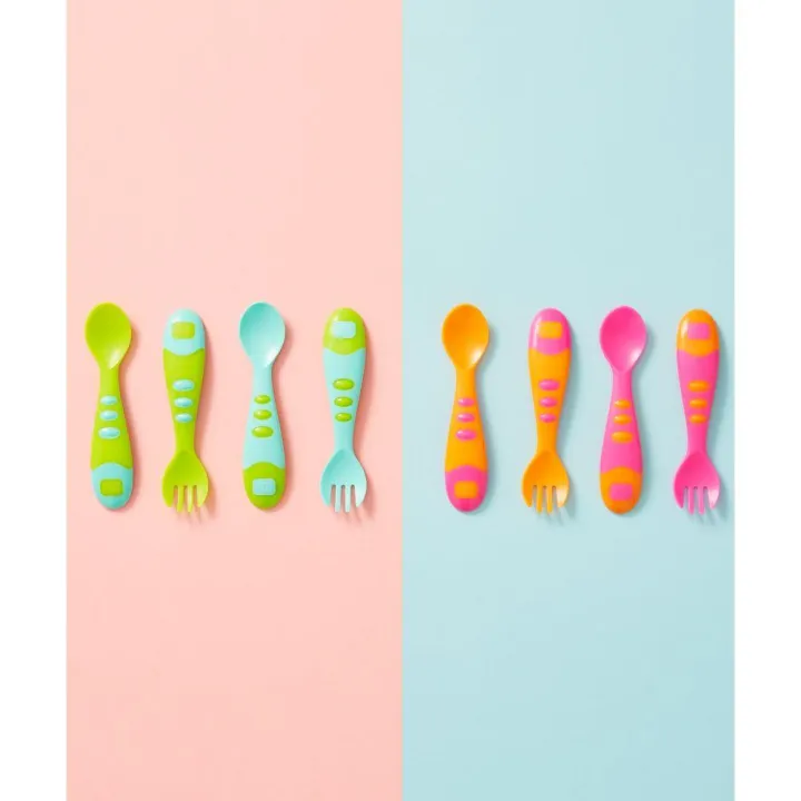 Mothercare Easy Grip Spoon and Fork Set - 4 pieces | Lazada PH