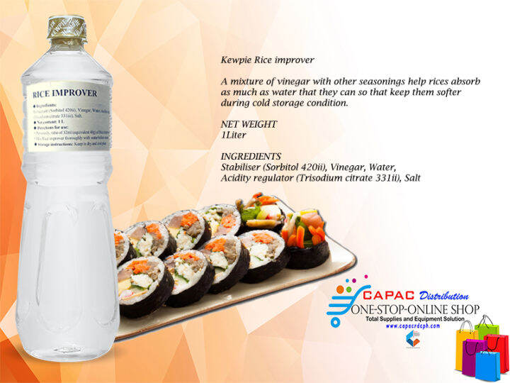Kewpie Rice improver 1 Liter for shushi and gimbap | Lazada PH