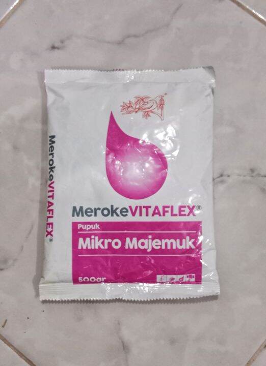 Pupuk Meroke Vitaflex Kemasan 500 Gram | Lazada Indonesia