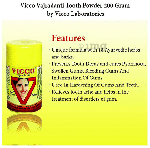 loose pack : vicco vajradanti powder ayurvedic medicine for gums and ...