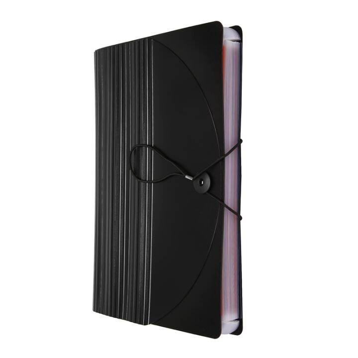 Expanding File Folder 24 Pockets Portable Rainbow A4 File Organiser ...