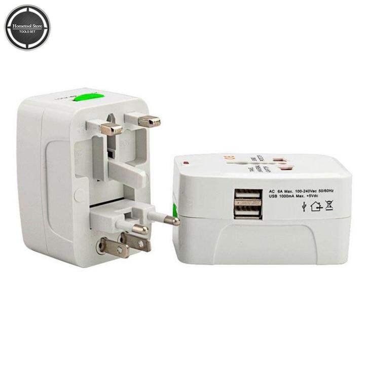 HOMETOOL Universal Travel Adapter with Multiple Plugs Ideal for ...