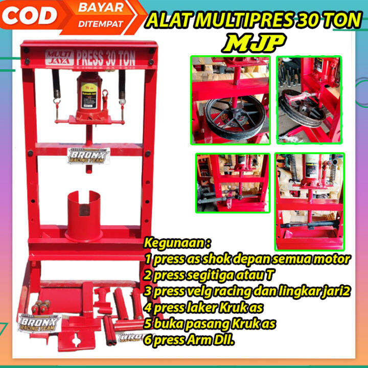 Alat press pres velg pelek rajawali arm as shock depan bongkar pasang ...