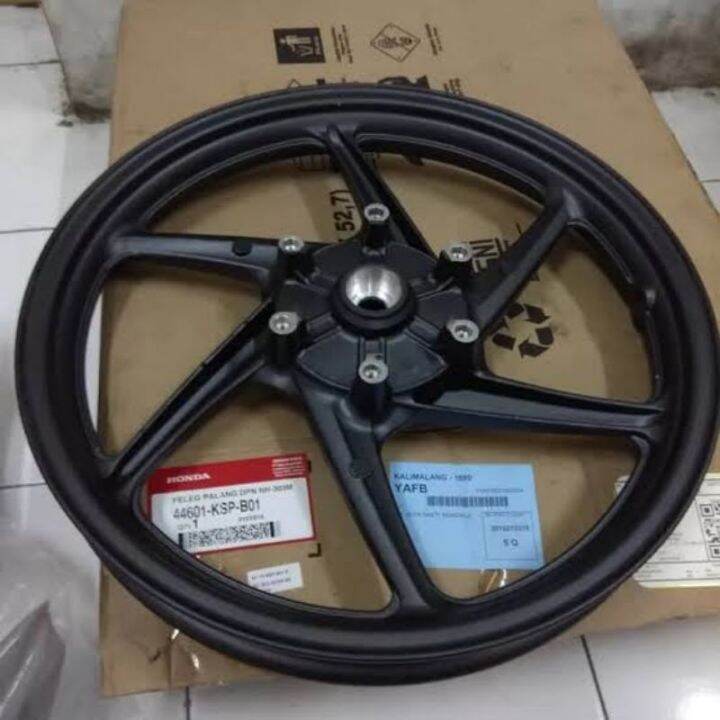 VELG RACING MEGAPRO MONOSHOCK 2010 DEPAN Veleg VERZA CB150R LAMA RING ...