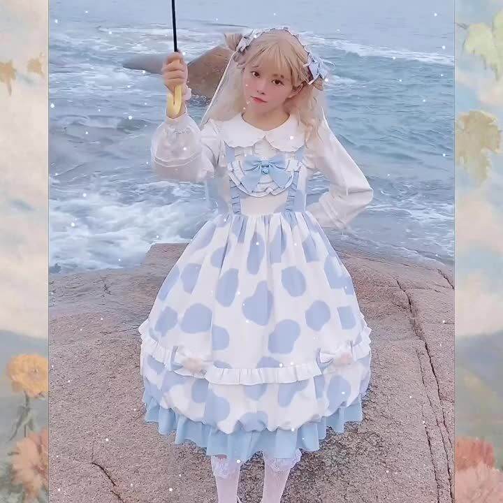 Lolitimes Pastoral Story jsk Available in Three Colors Sweet Cute Cat ... Lolitimes Pastoral Story jsk Available in Three Colors Sweet Cute Cat ...