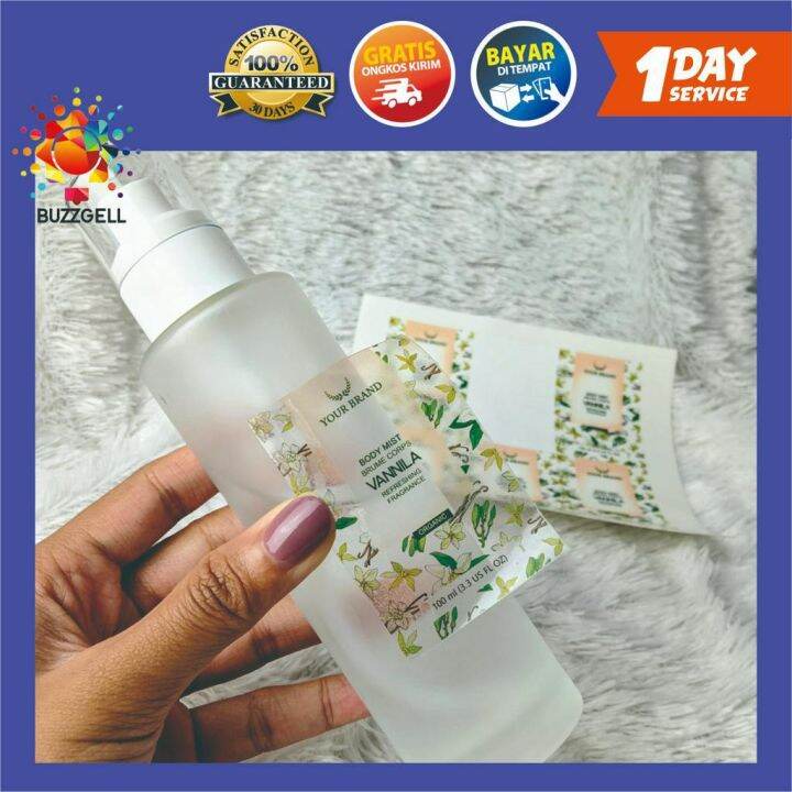 Stiker Label Parfum Sticker Parfume Custom Label Wewangian | Lazada ...