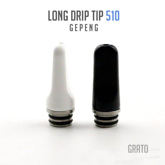 Drip Tip Long Driptip 510 Gepeng | Lazada Indonesia