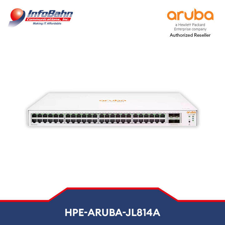 HPE Aruba Instant On 1830 48G 4SFP Switch (JL814A) Infobahn | Lazada PH