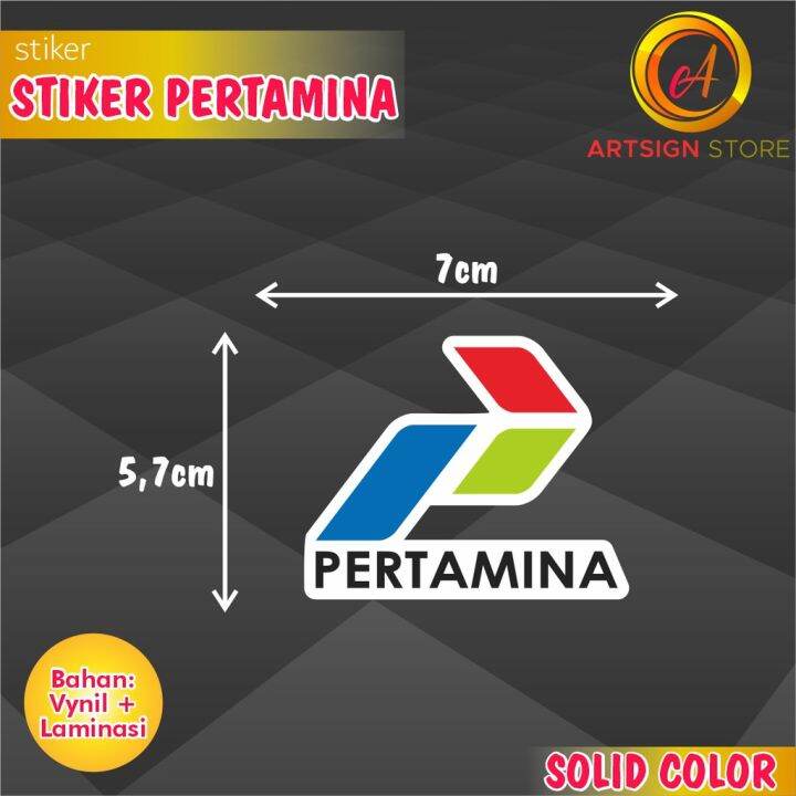 Stiker Pertamina / Sticker Pertamina / Stiker Pom Bensin / Cutting ...