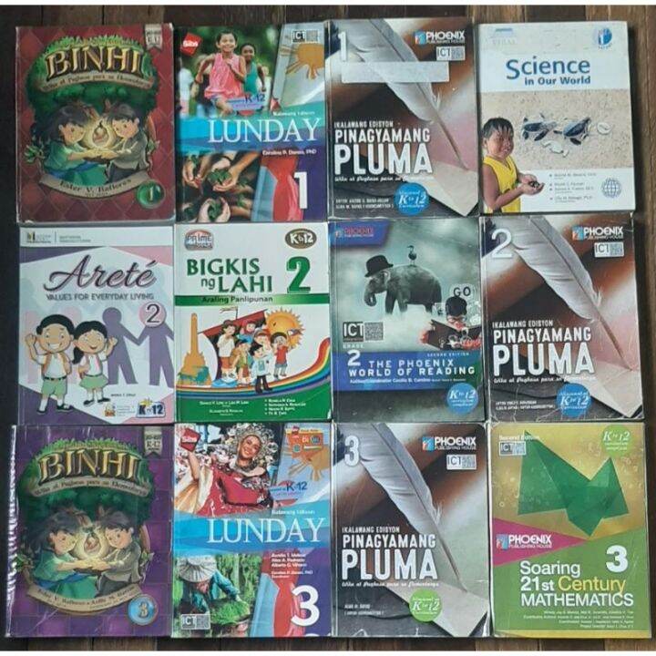 Primary Elementary School Textbooks Grade 1 2 3 Science Civics Filipino ...