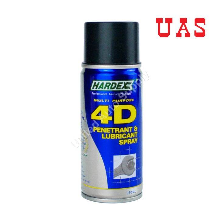 HARDEX MULTI PURPOSE 4D PENETRANT & LUBRICANT SPRAY (120ml) | Lazada