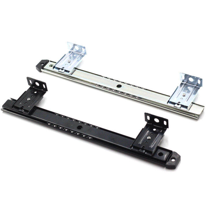 Thickened computer desk keyboard bracket slide rail drawer two slide ...