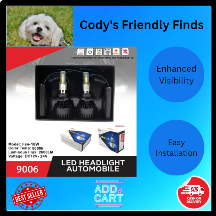 Cody's Led Headlight Automobile Air-Cooled Series Korsa | Lazada PH