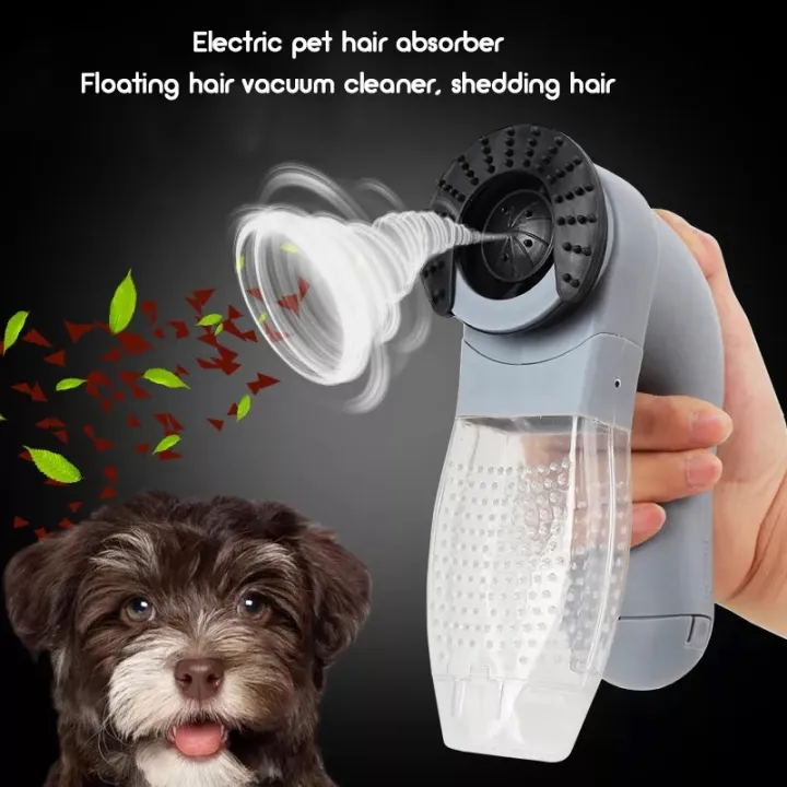 Portable Electric Brush with Vacuum Cleaner for Dogs and Cats with ...