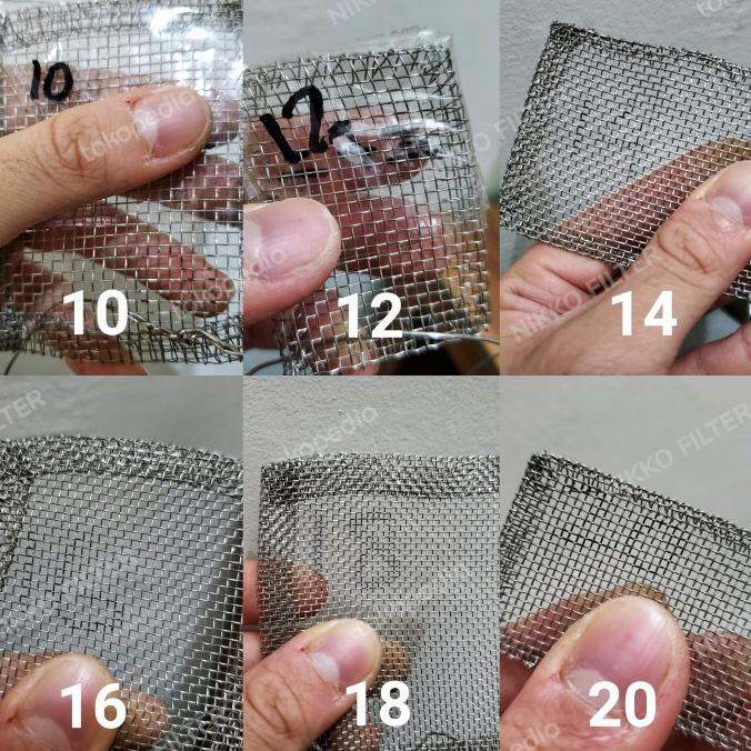 Wire Mesh Saringan SS 304 #10, 12, 14, 16, 18, 20, 24, 30, 40, 50, 60 ...