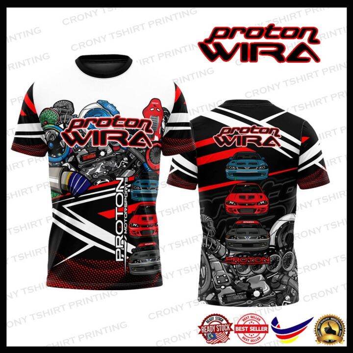 Proton Wira sublimation T-shirt | Baju Proton Wira Legend | Lazada.co.th