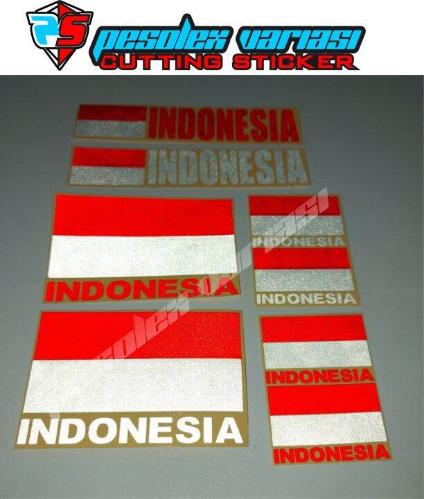 STICKER BENDERA INDONESIA CUTTING | Lazada Indonesia