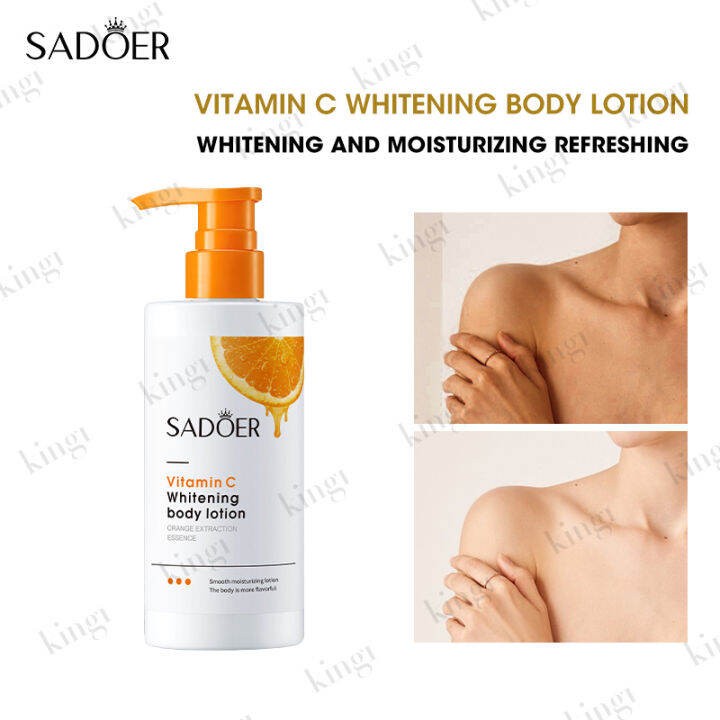 Sadoer Vitamin C Whitening Body Lotion Original Effective Moisturizing