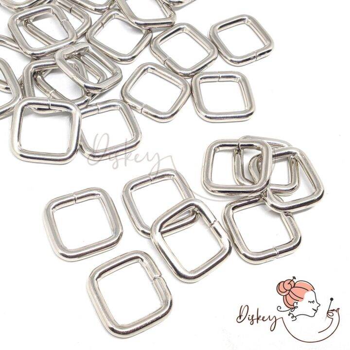 12 SET RING KOTAK BESI 2 CM TEBAL 5 / RING KOTAK KAIT TALI TAS RKT-20 ...