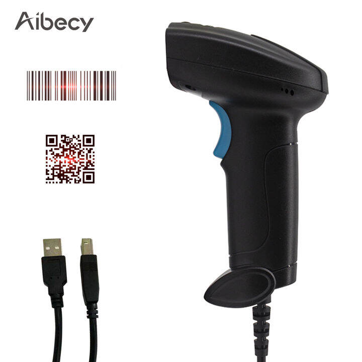 Aibecy 1D 2D Barcode Scanner Handheld USB Wirelss Bar Code Reader ...
