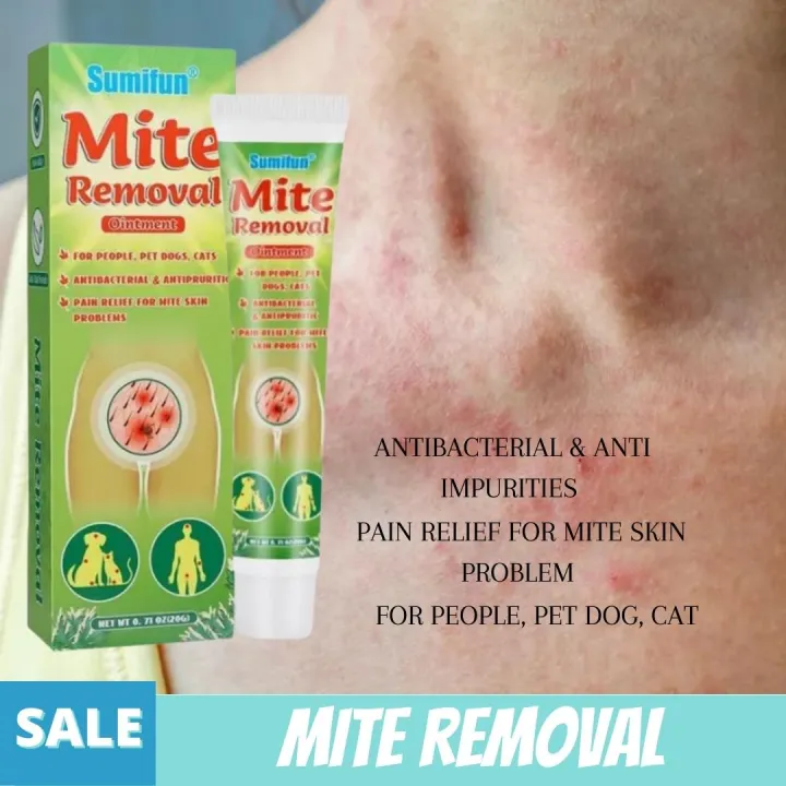 SUPER SALE!! Mite Bite Ointment Remove Scabies Pubic Lice Ointment Skin ...